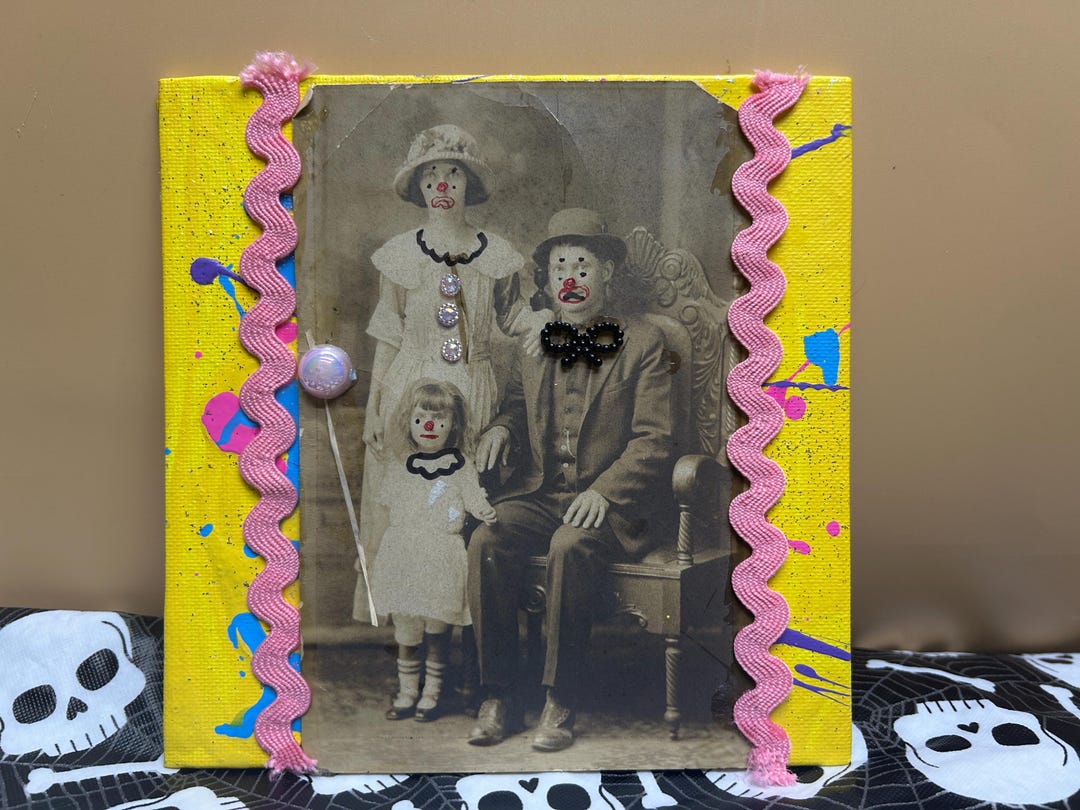 Circus People {original Collage} - Etsy