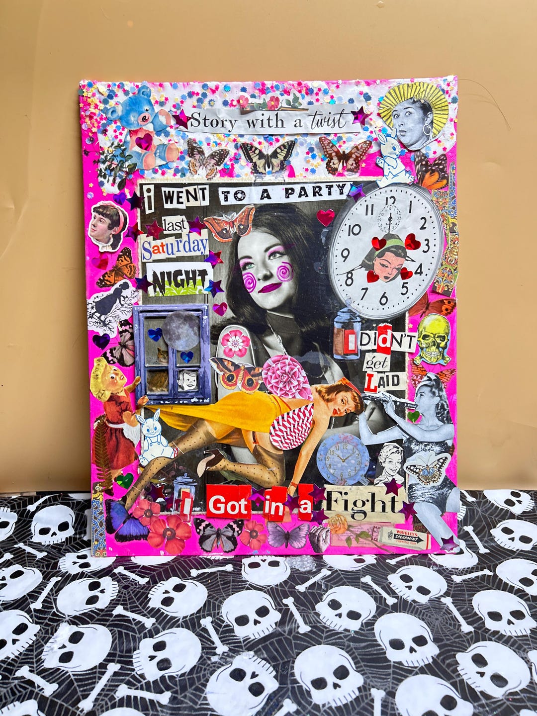 It Ain't No Big Thing {original Collage} - Etsy