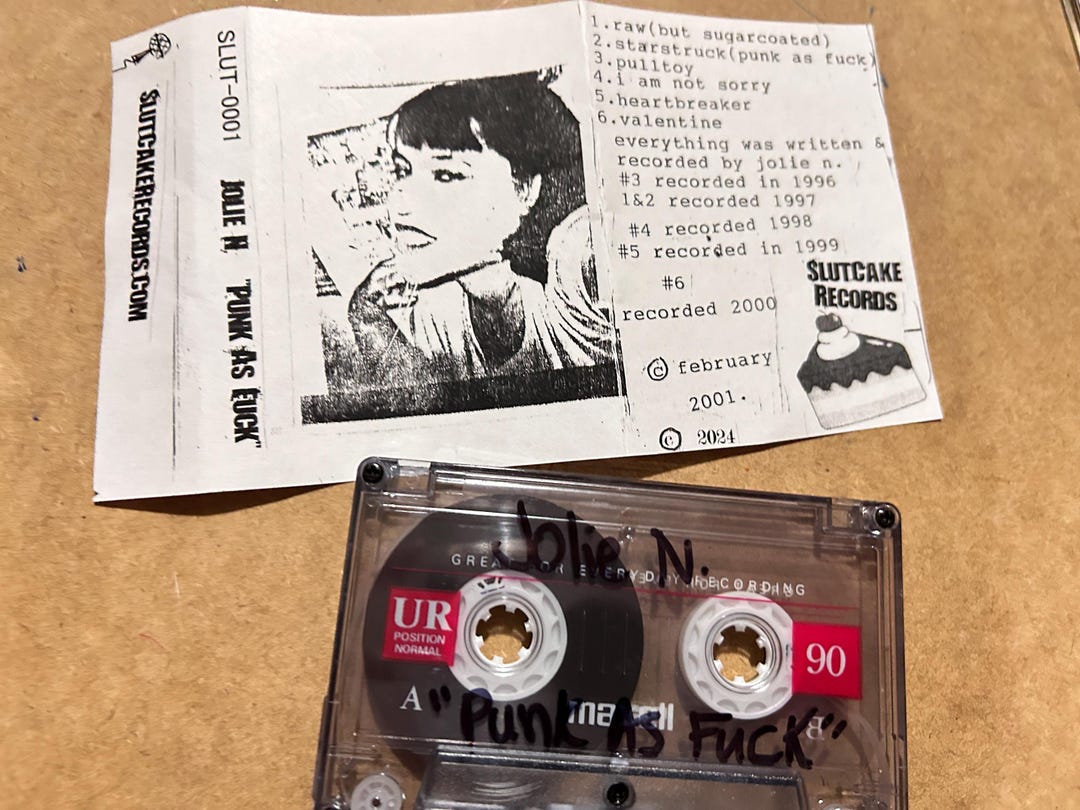 Punk AF Cassette. Spoken Word From the 1990s by Jolie N. - Etsy