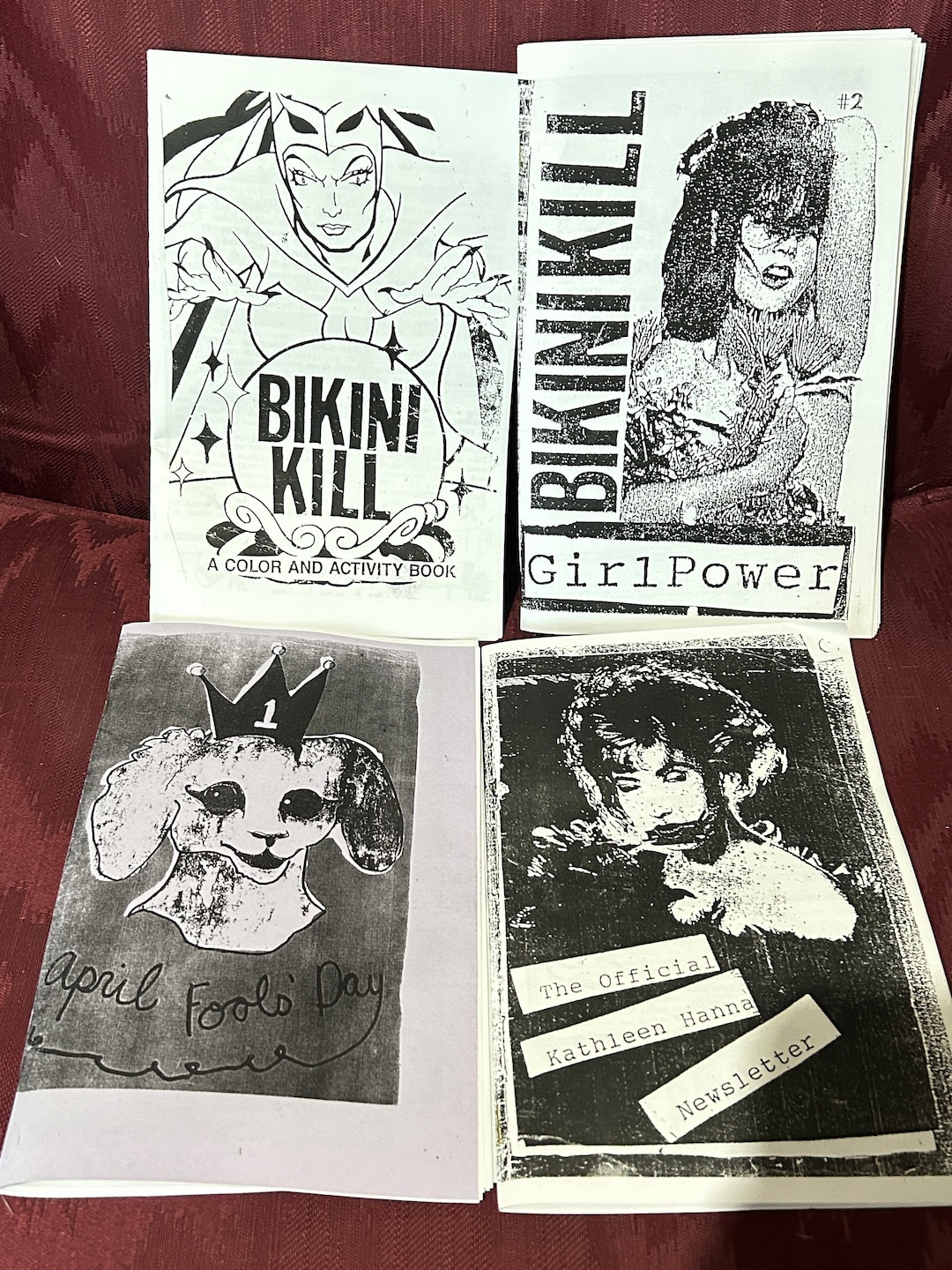 KATHLEEN HANNA'S ZINES. Riot Grrrl Revival: Collectible Zine Pack Featuring 4 Iconic Works by ...