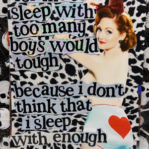 Too Many Boys original Collage - Etsy