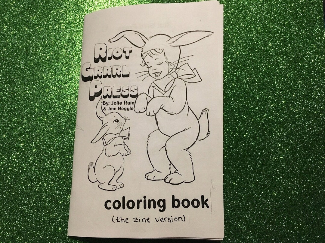 Riot Grrrl Press COLORING BOOK - Etsy