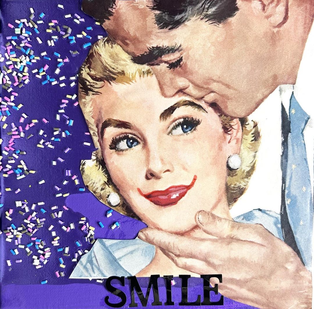 Smile {original Collage} - Etsy