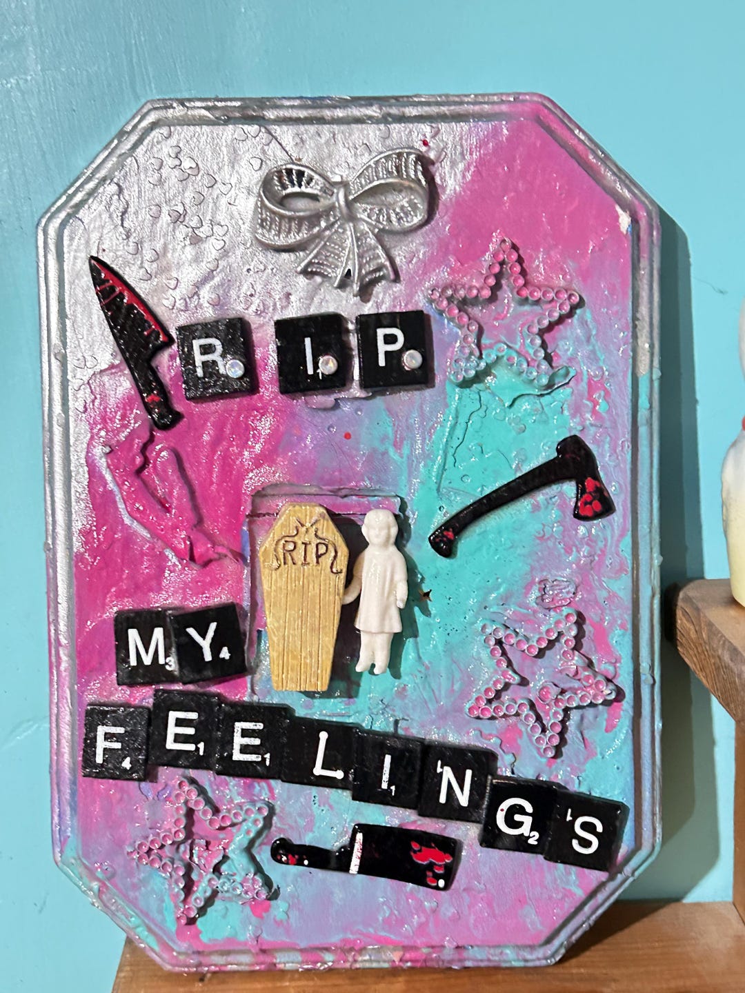 RIP to My Feelings original Collage - Etsy