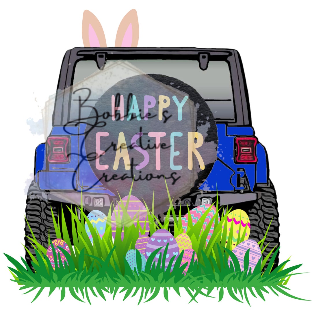 Happy Easter off Roading Sublimation Design, Happy Easter off Roading ...