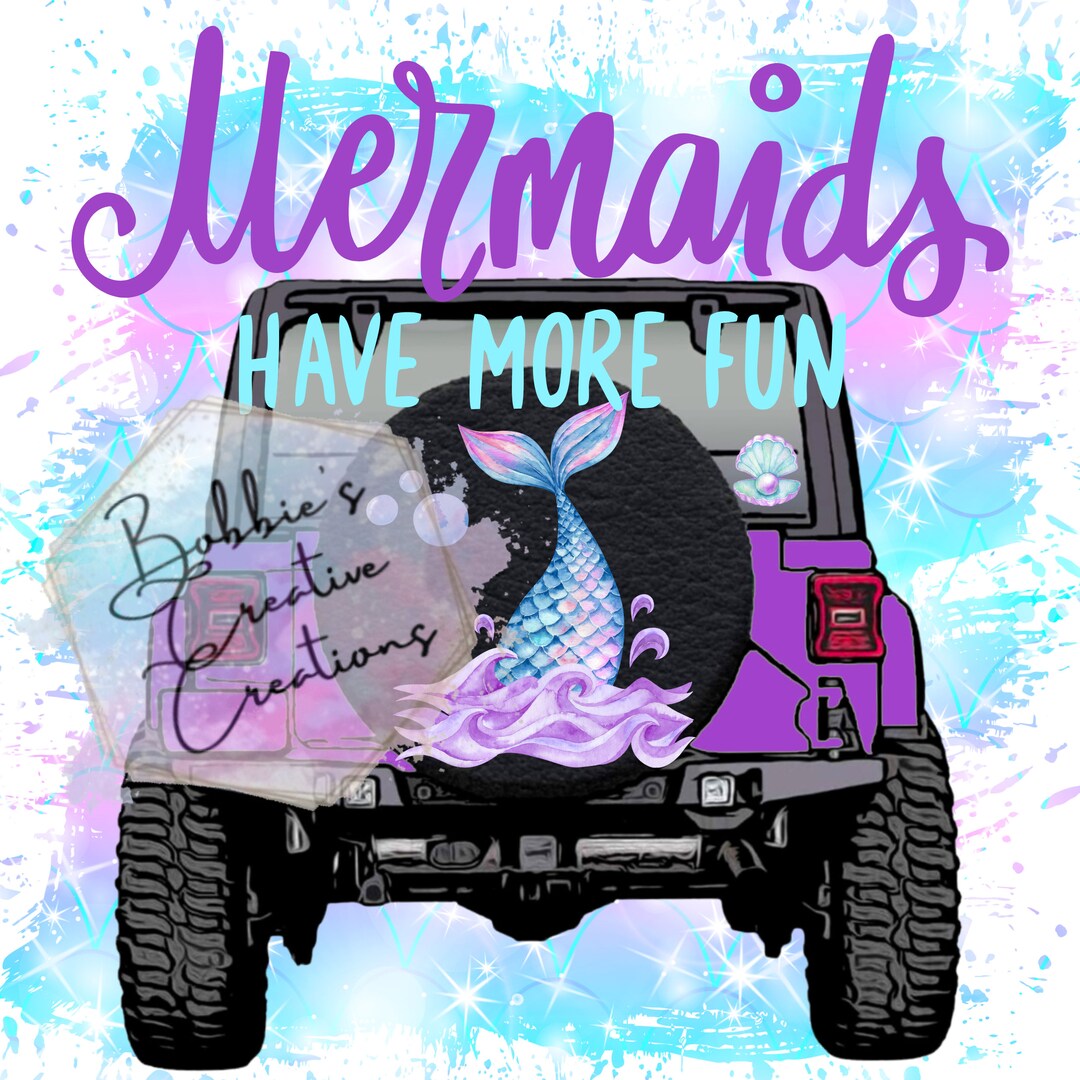Mermaid off Roading Sublimation, Mermaid off Roading PNG, off Roading ...