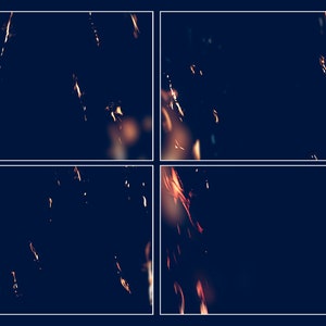 Raining Fire Overlay for Photoshop, Digital Photo Overlays - Etsy