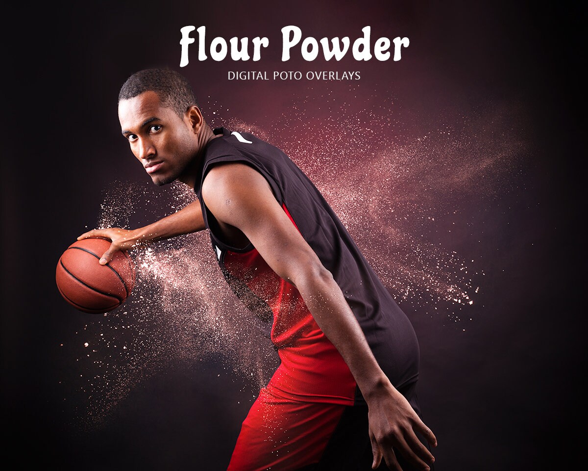 Flour Powder Overlay | Etsy