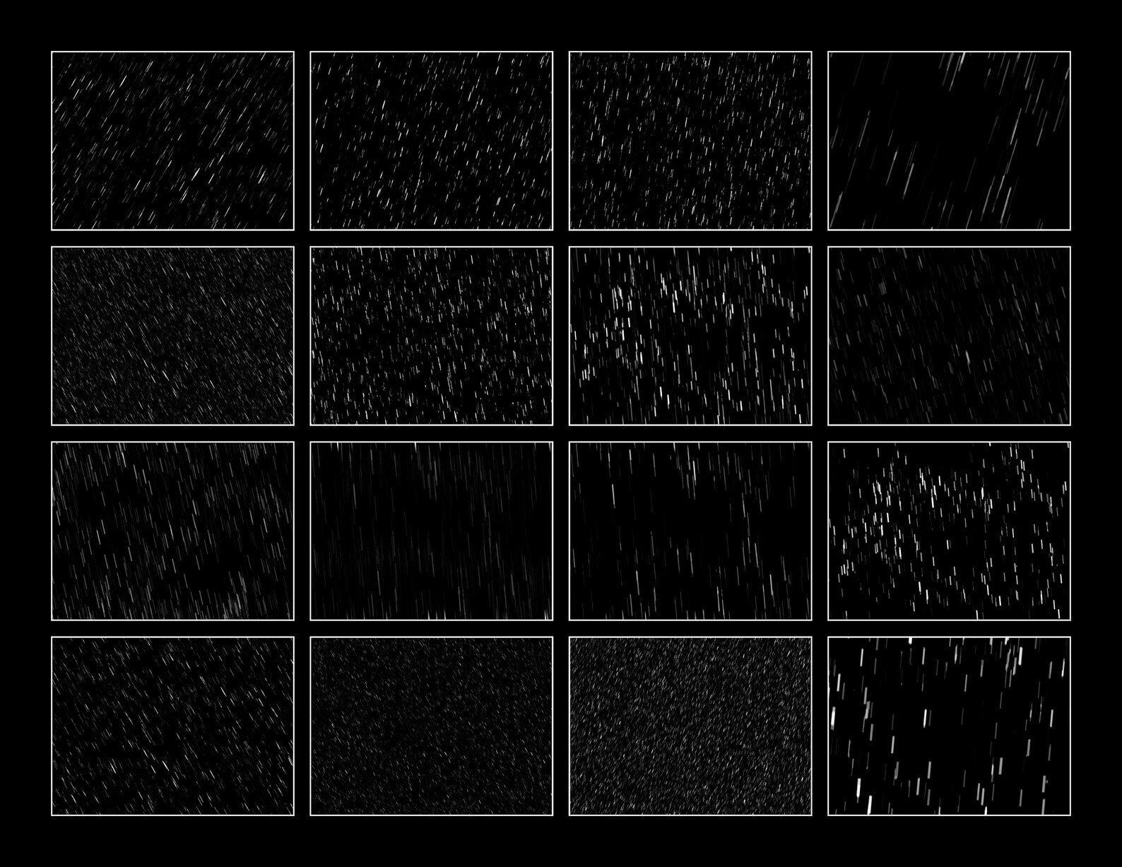 Falling Rain Overlays Digital Textures Photoshop Overlays | Etsy