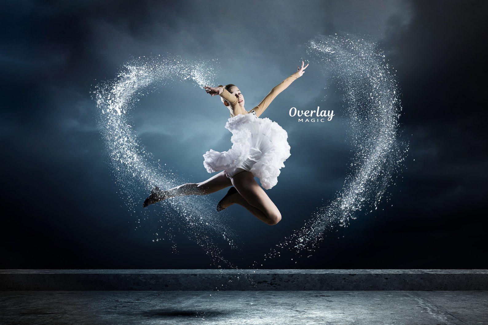 Flour Powder Overlay | Etsy