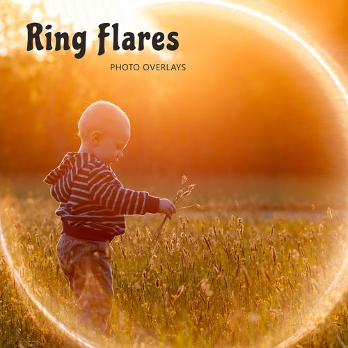 35 Ring Lens Flare Overlays Sunflares Natural Sun Light - Etsy