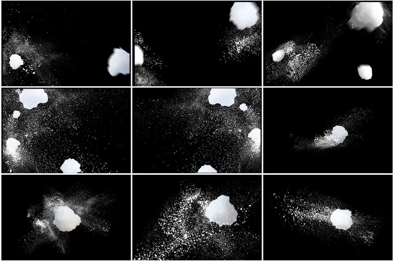 Snowball Fight Overlay Photoshop Composite | Etsy