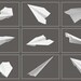 60 Paper Airplane Overlays, Flying Digital Aeroplanes - Etsy