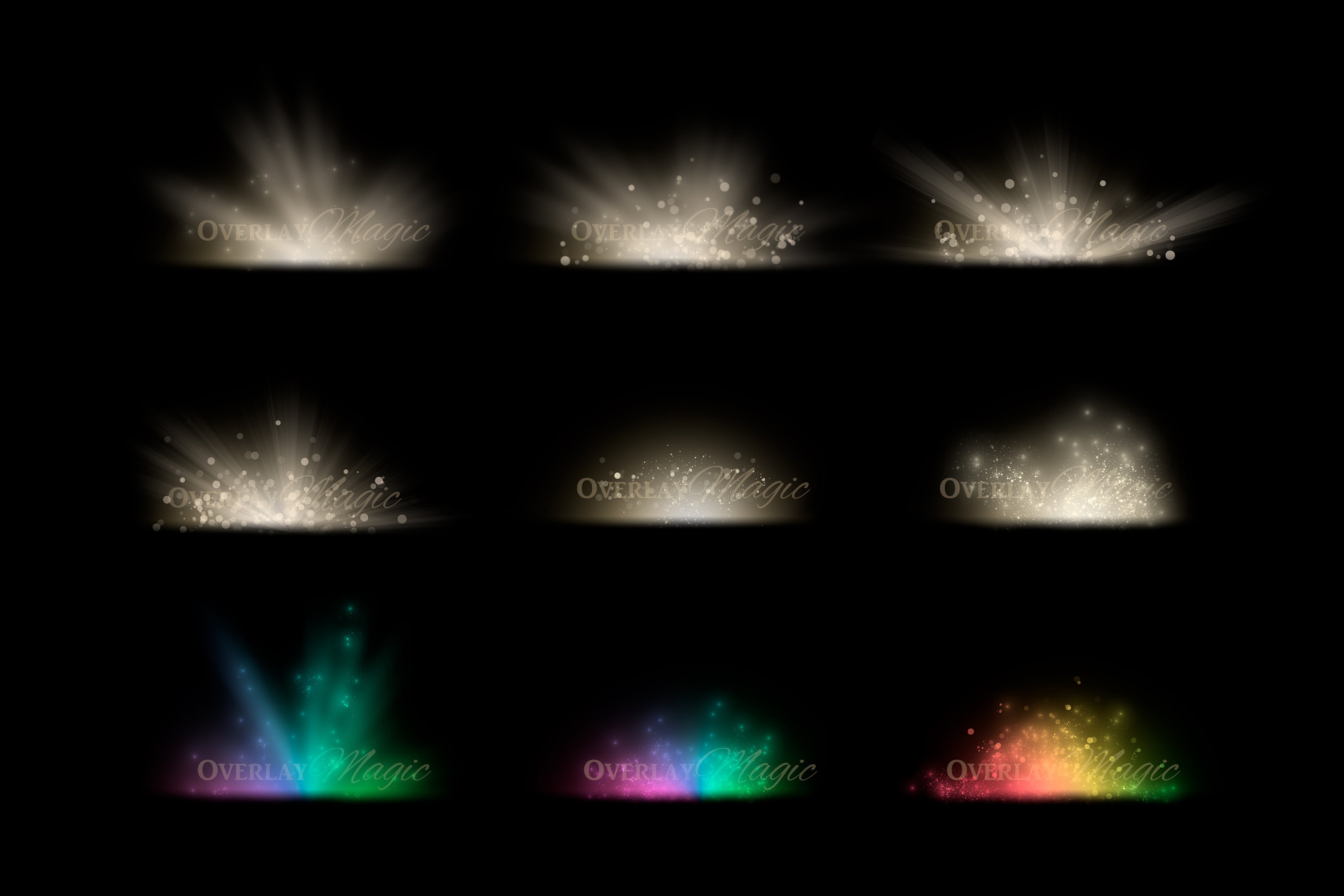 Magic Book Shine Overlays Book Lights for Photoshop | Etsy