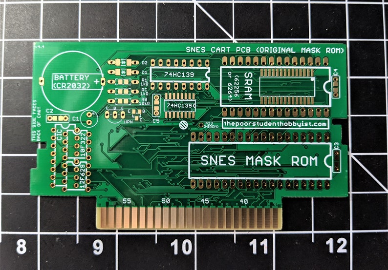 Super Nintendo Cartridge Circuit Board | Etsy