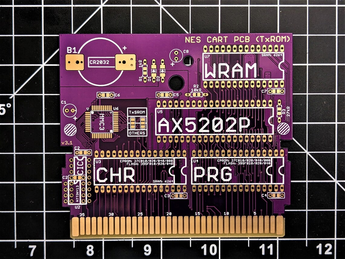 Nintendo NES Cartridge Circuit Board MMC3 txrom - Etsy