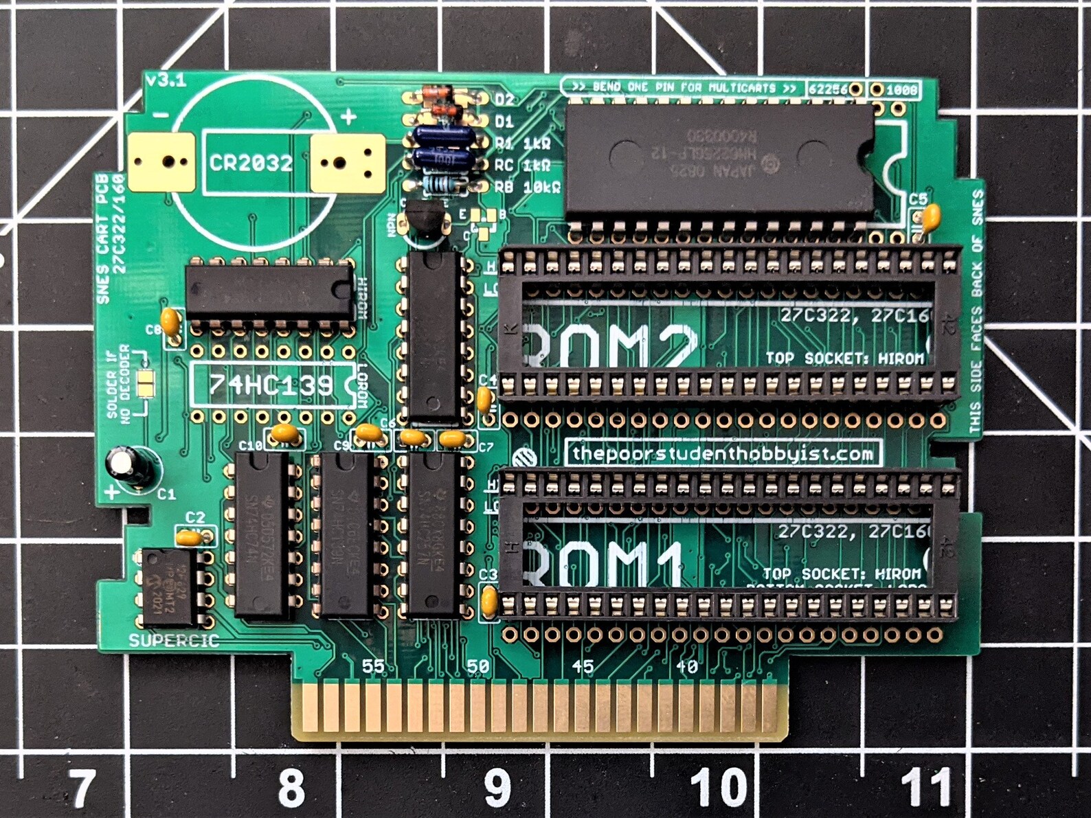 Super Nintendo Cartridge Circuit Board Advanced | Etsy