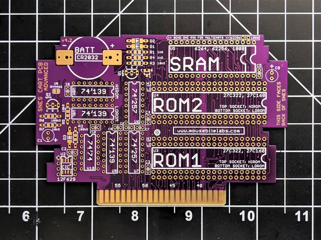 Super Nintendo Cartridge Circuit Board - Advanced - Etsy