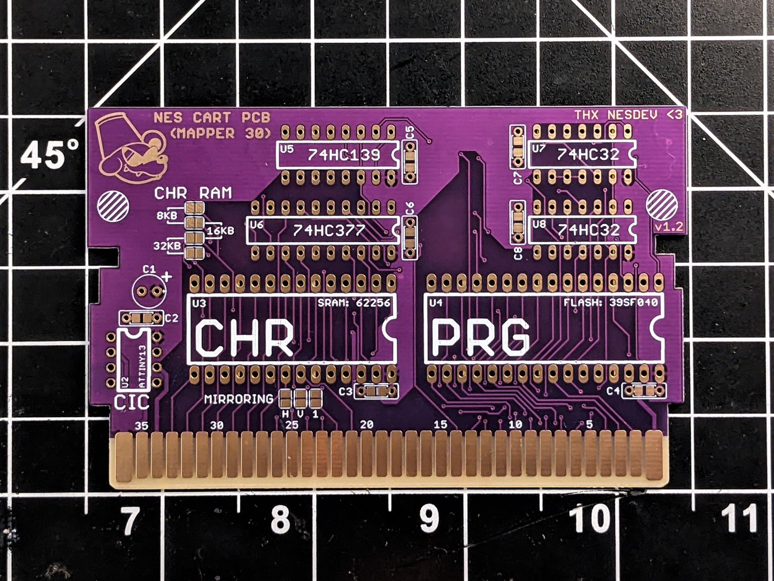 Nintendo NES Cartridge Circuit Board Mapper 30 nesmaker - Etsy