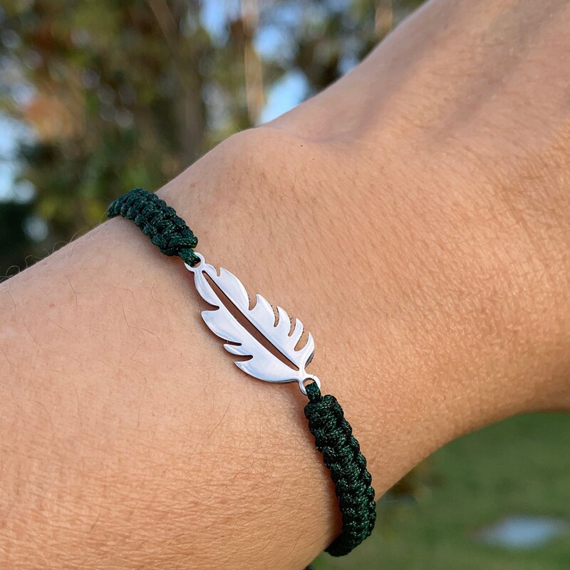 Feather Armband - Etsy
