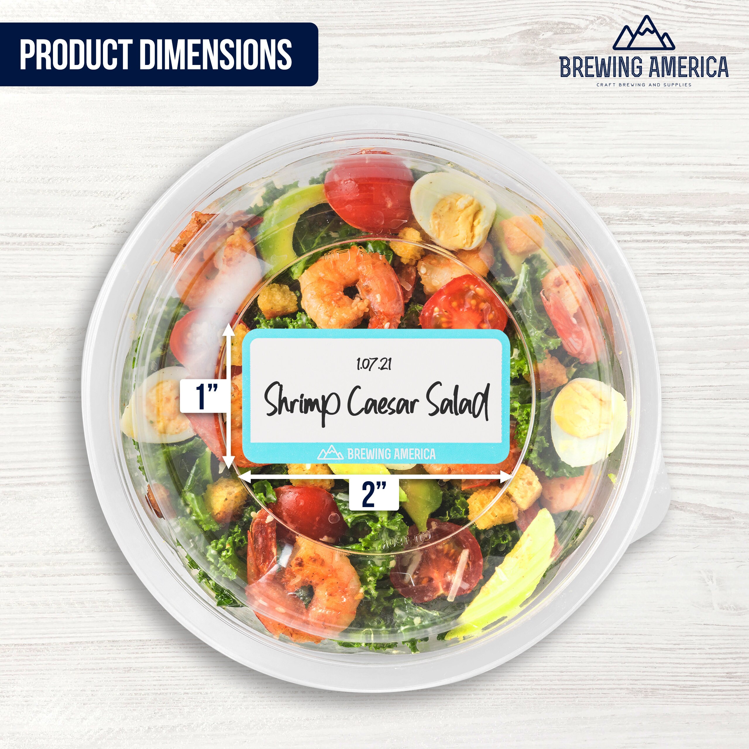 Dissolvable Food Labels for Food Containers Glass Plastic or - Etsy