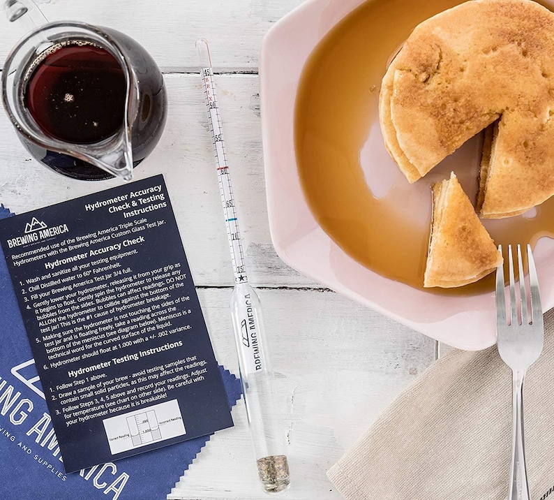 American-made Syrup Hydrometer Density Meter for Sugar and Maple Syrup ...