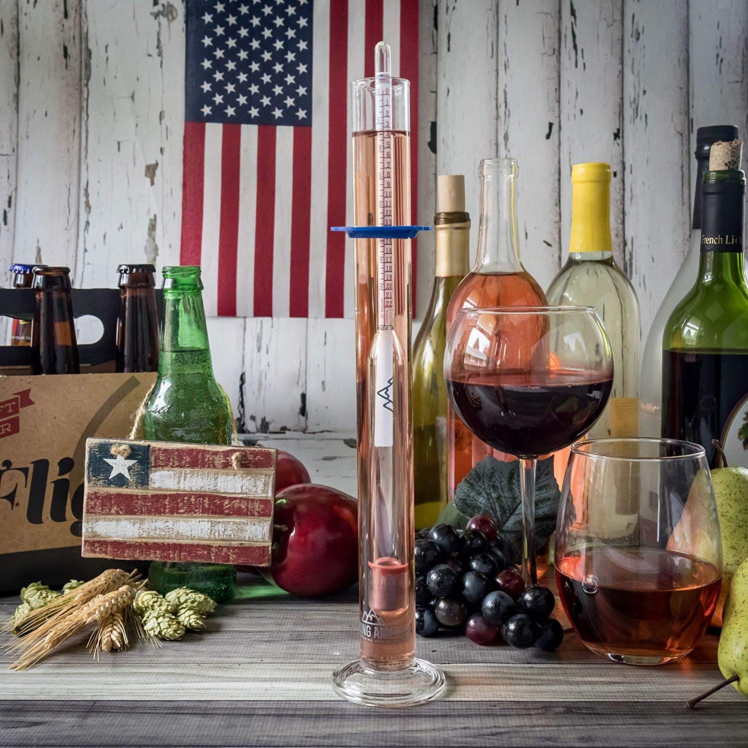 Specific Gravity Hydrometer Test Kit: American-made ABV Tester - Etsy ...