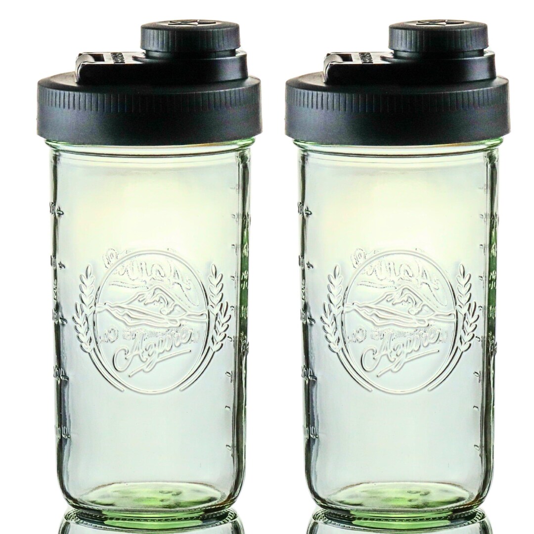 Pint & Half Jar With Black Pouring Lid – Functional Stylish Storage ...