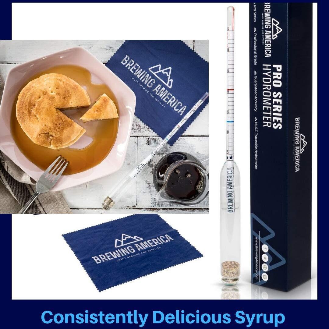 American-made Syrup Hydrometer Density Meter for Sugar and Maple Syrup ...