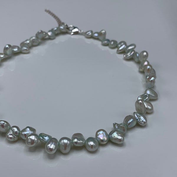 Light Blue Freshwater Pearls - Etsy