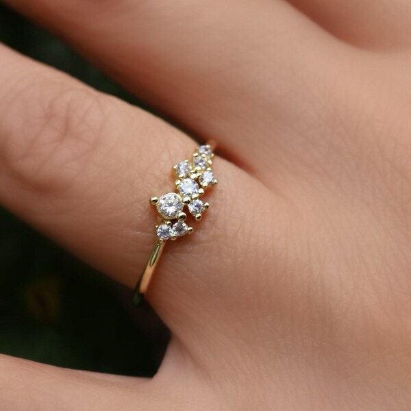Cluster Ring - Etsy