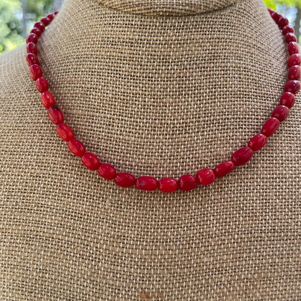 Coral Necklace - Etsy