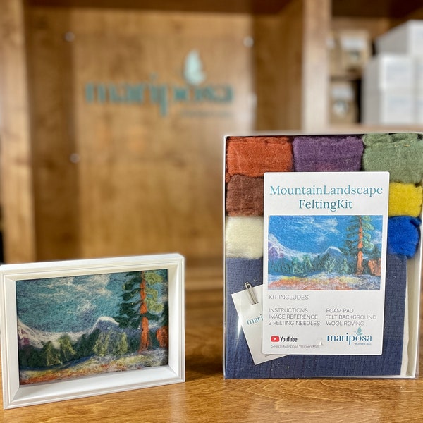 Felt Landscape - Etsy