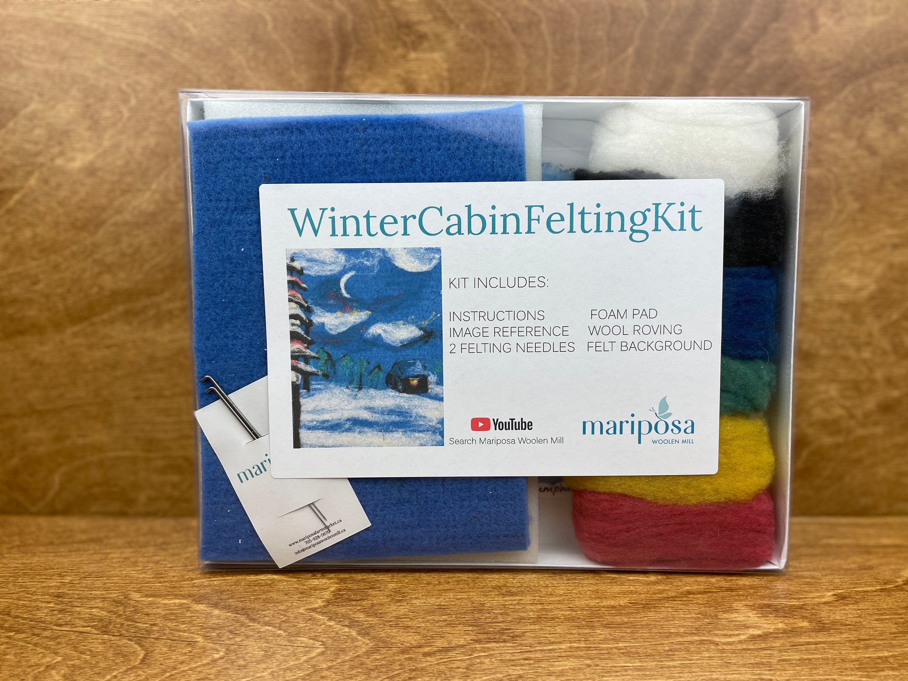 Felting Kit DIY Felting Wool Painting Landscape Kit - Etsy Canada