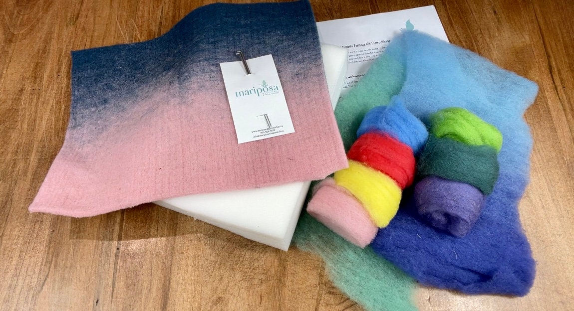 Felting Kit Felting Picture DIY Felting Adventure Awaits - Etsy