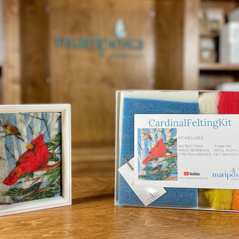 Needle Felt Cardinal - Etsy