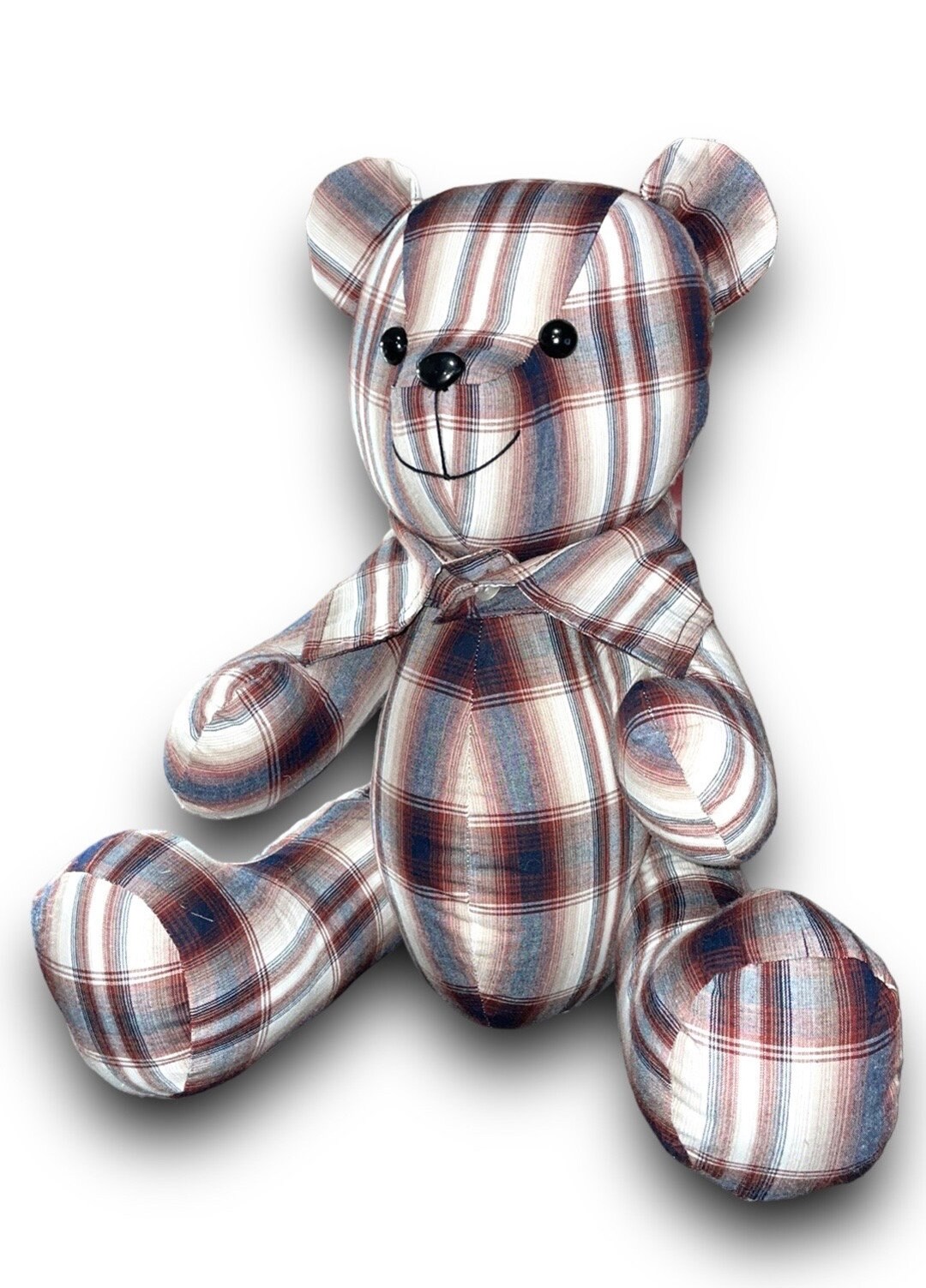 Keepsake Memory Bear-jointed, Upcycled From Your Own Fabric, Sweaters ...