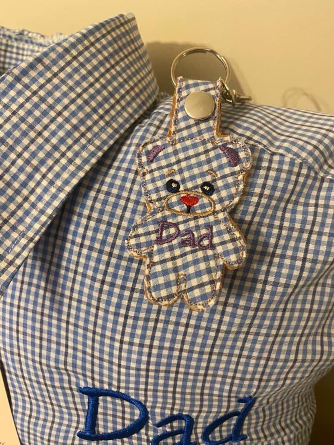 Memorial Keychains-made From Loved Ones Clothes. - Etsy