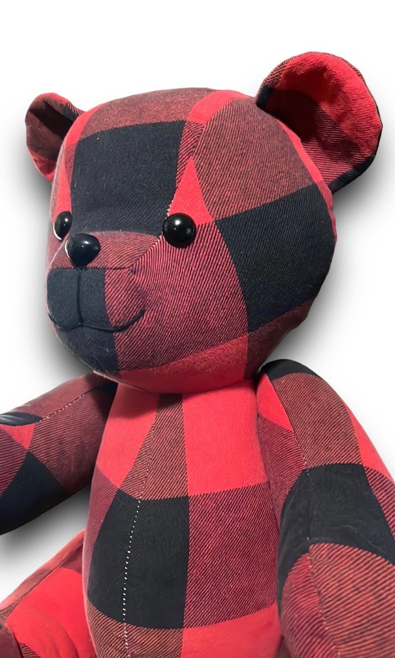 Keepsake Memory Bear-jointed Upcycled From Your Own Fabric - Etsy