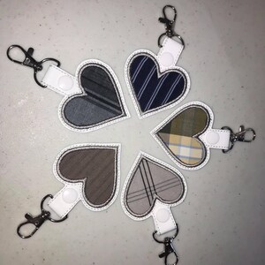 Memorial Keychains-made From Loved Ones Clothes. - Etsy