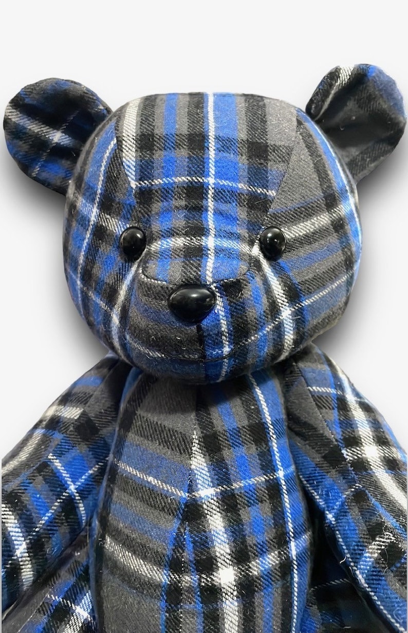 Keepsake Memory Bear-jointed, Upcycled From Your Own Fabric, Sweaters ...