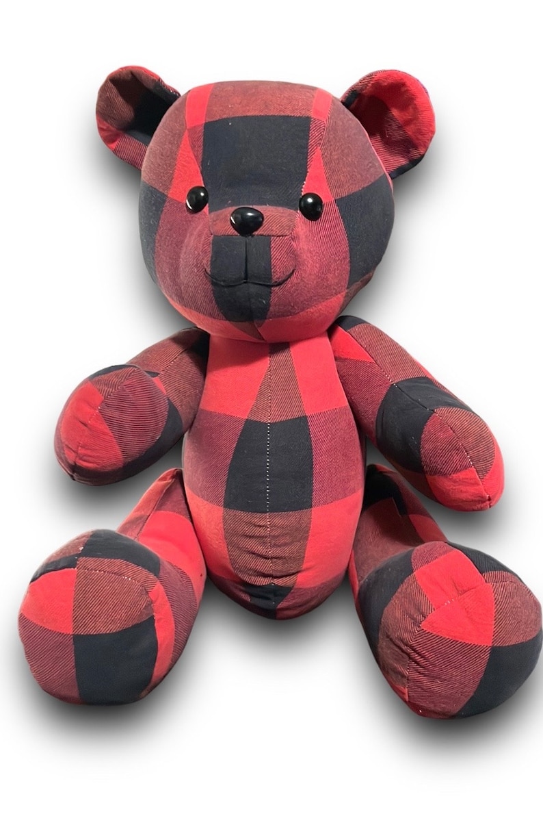 Keepsake Memory Bear-jointed, Upcycled From Your Own Fabric, Sweaters ...