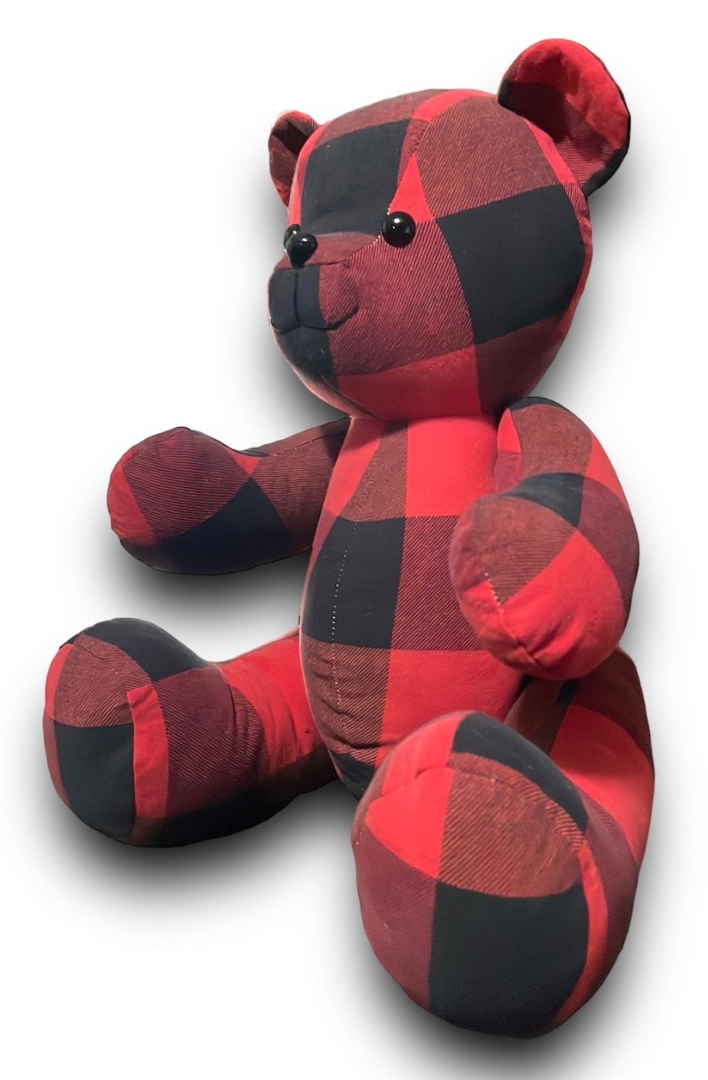Keepsake Memory Bear-jointed Upcycled From Your Own Fabric - Etsy