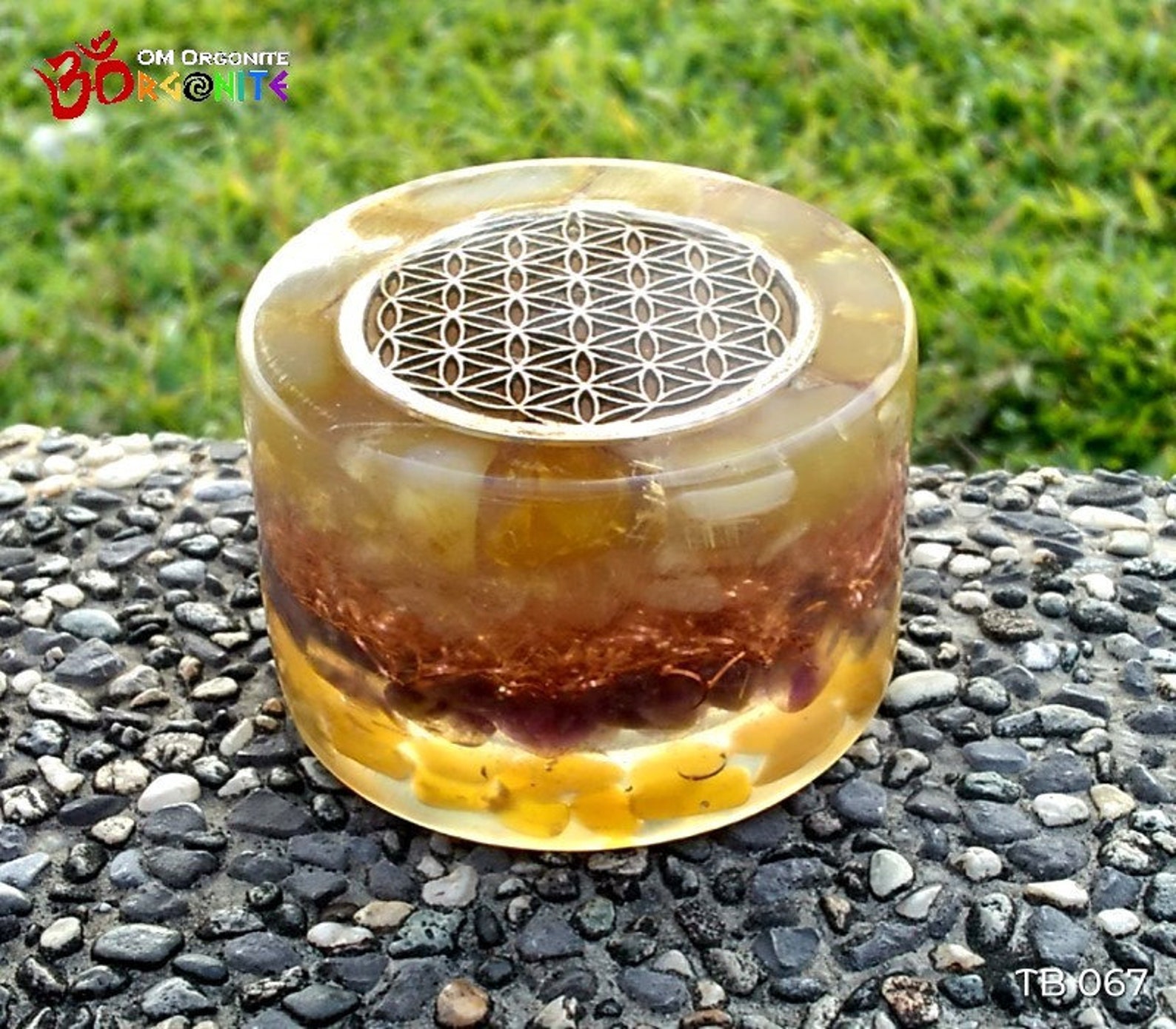 Flower of Life Orgonite Tower Buster | Etsy