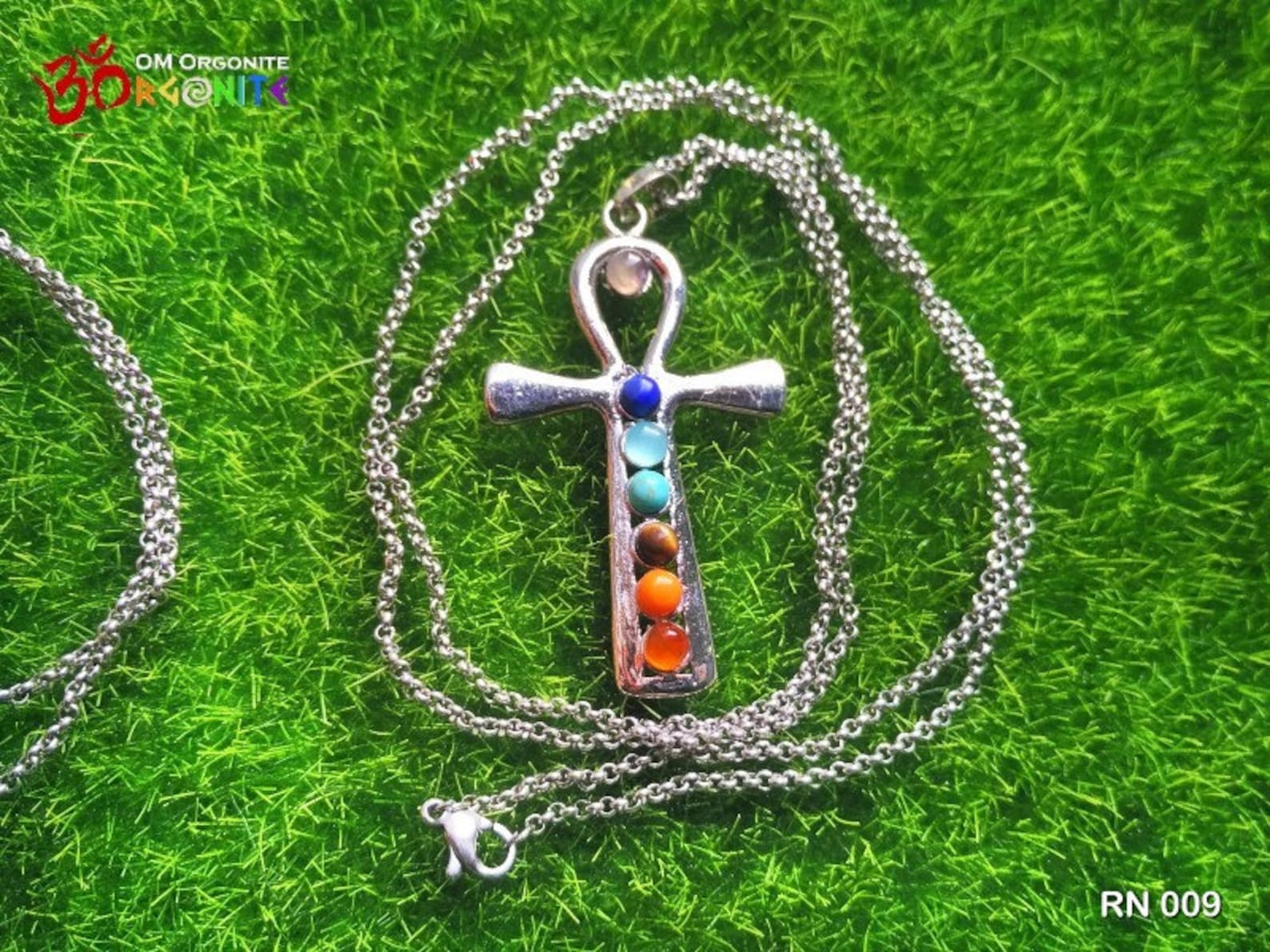 7 Chakras Necklace / Tree of Life / Seed of Life/ Ankh / Reiki | Etsy