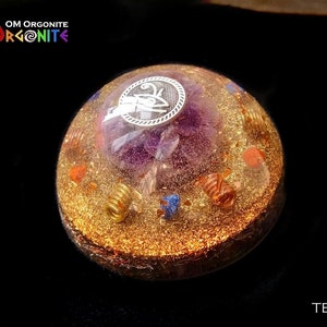 Orgonite Tower Buster / the Eye of Horus / the Flower of Life - Etsy