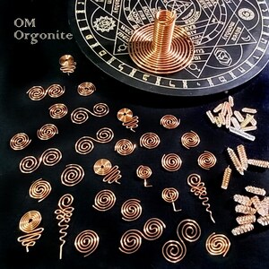 Set of 30 Pieces of Copper Spiral Coils | Orgonite Making Supplies ...