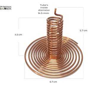 Set of 30 Pieces of Copper Spiral Coils Orgonite Making Supplies Sacred ...
