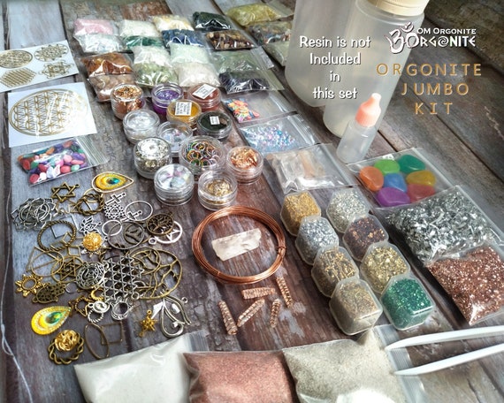 JUMBO Orgonite DIY Set / Orgonite Making Supplies / Pyramid | Etsy