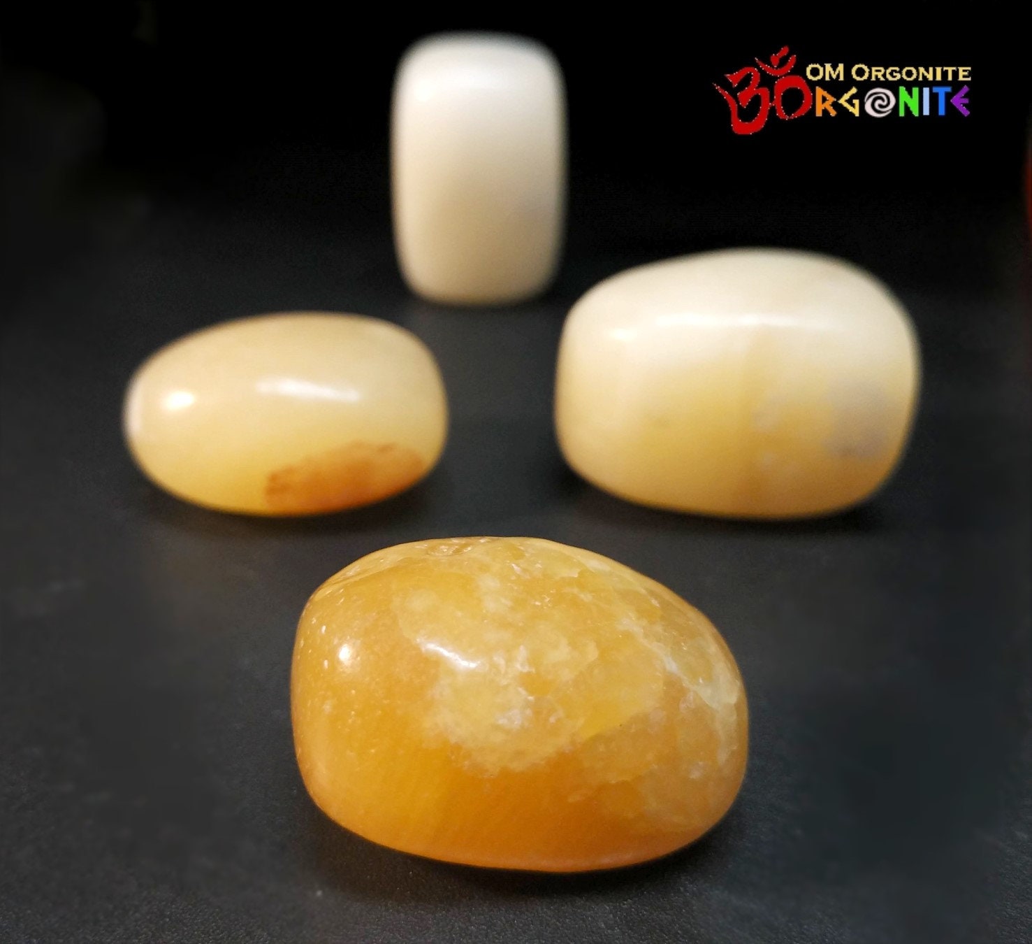3 Pcs of Perfect Yellow Jade / Tumbled Healing Stones / Pocket - Etsy